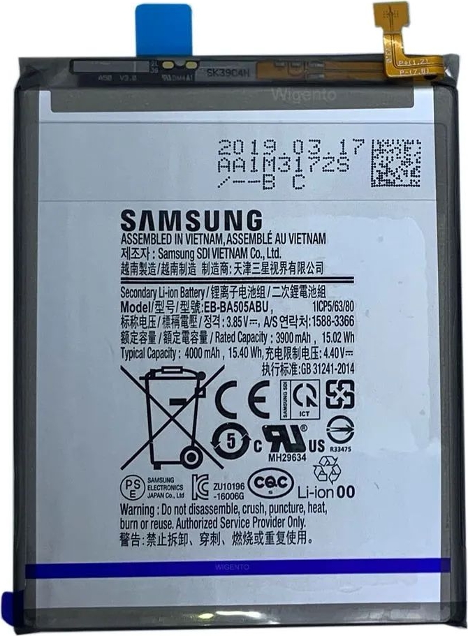 Samsung galaxy A50 A505F Batterij - Origineel - EB-BA505ABU ...
